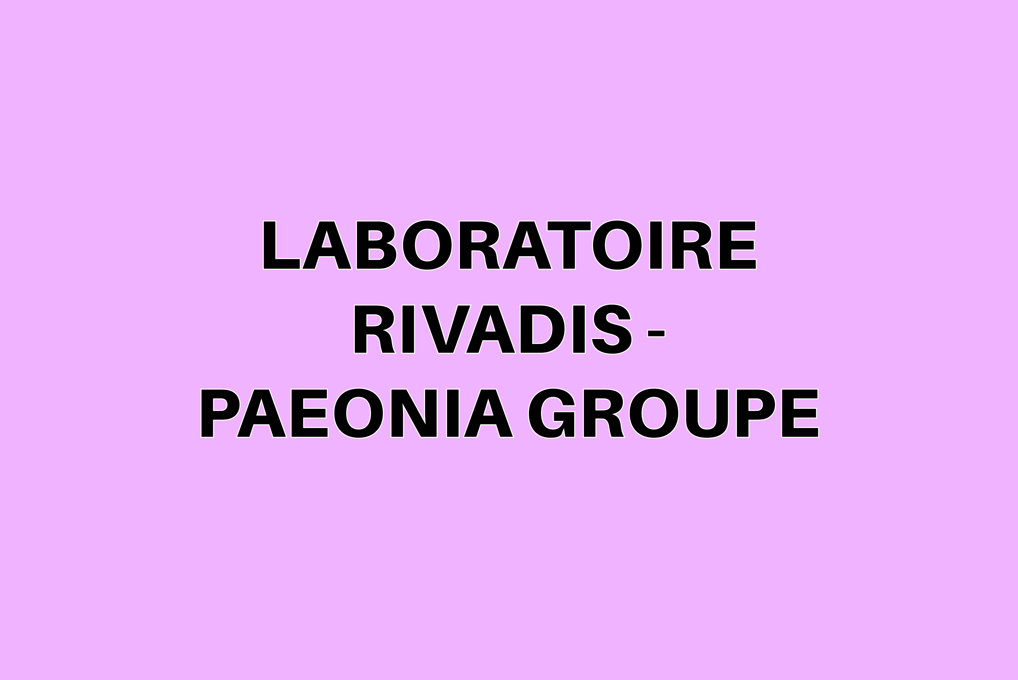 LABORATOIRE RIVADIS - PAEONIA GROUPE - Cosmetic Experience Cosmetic ...